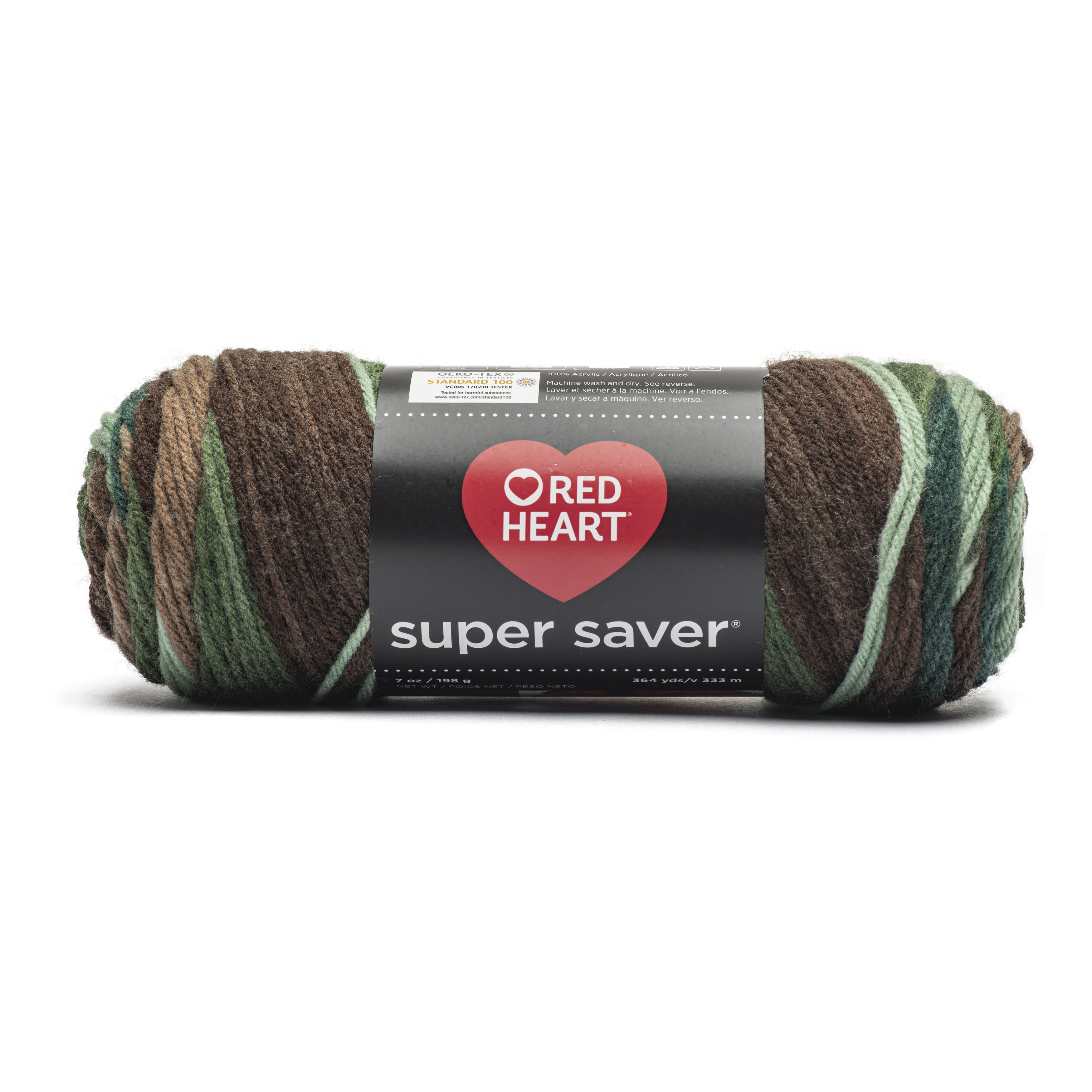 Red Heart Super Saver Yarn-Forest - Walmart.com