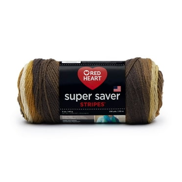 Red Heart Super Saver Medium Acrylic Yarn, Reef Color, 5oz - Ideal for ...