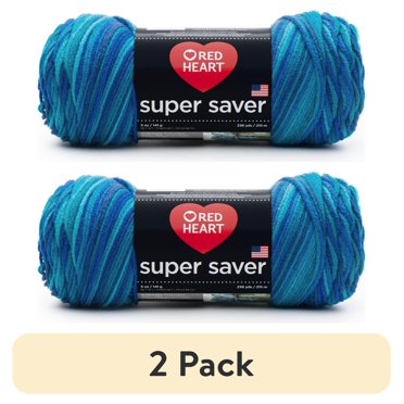 Red Heart® Super Saver® Jumbo #4 Medium Acrylic Yarn, Hunter Green 14oz ...