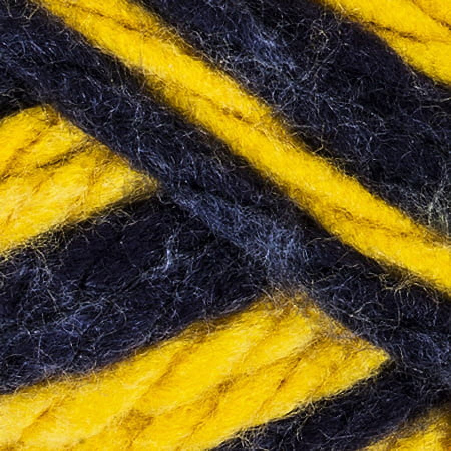 Red Heart Team Spirit Chunky Yarn, Navy/Gold, 5oz(141g), Super Bulky ...