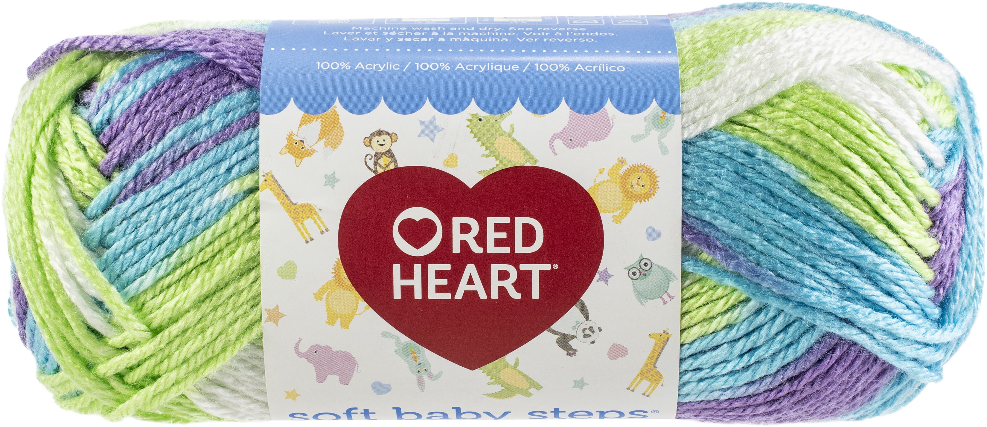 Red Heart Tickle Yarn, Soft Baby Steps, Brand New - Walmart.com