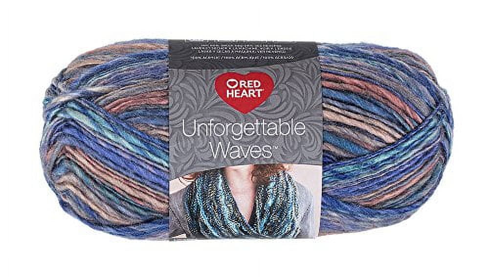 Red Heart Unforgettable Waves Yarn, Prairie - Walmart.com