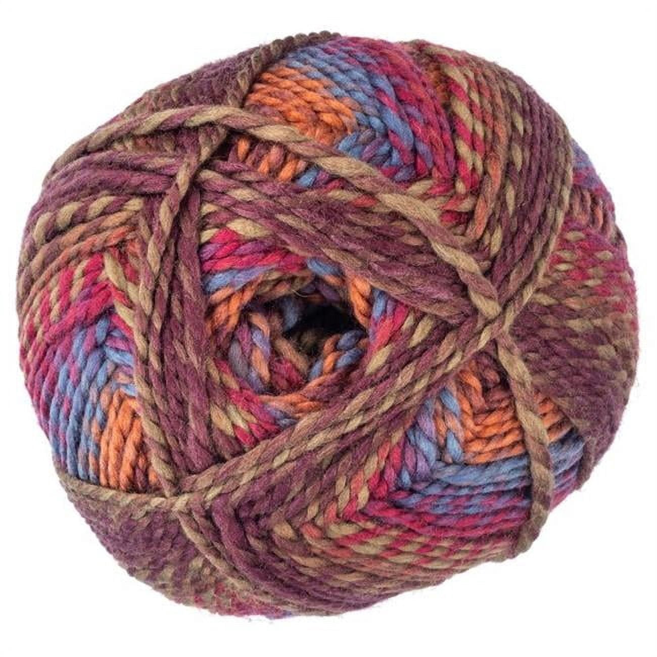 Red Heart Yarn Gemstone, Agate Color, Chunky Acrylic Tweed, Soft Knit ...