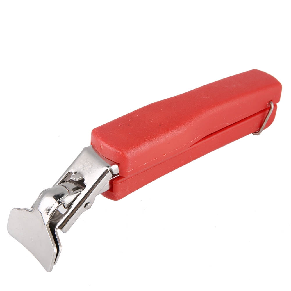 Red Heat-Resistant Stainless Steel Kitchen BBQ Tong Clip - No Glue ...