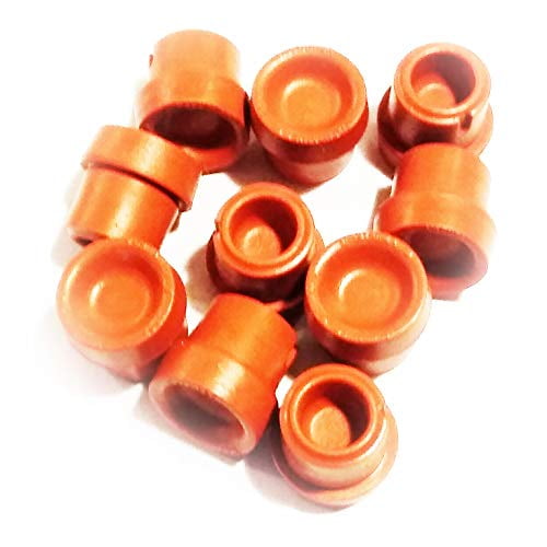 Red Heavy Duty Self Healing Injection Ports (50) - Walmart.com