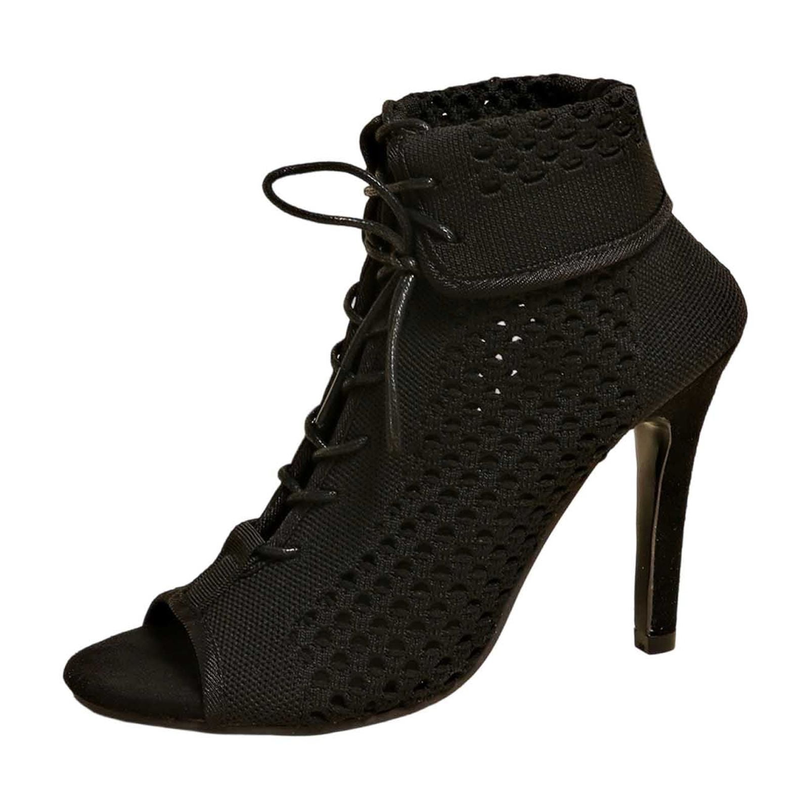 Red Heels for Women Buckle Strap High Heel Pumps - Ankle Wrap Around ...