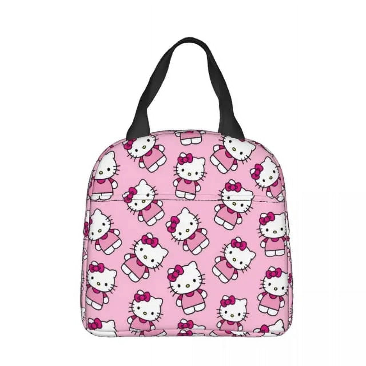 Red Hello Kitty Insulated Lunch Bag Cooler Bag Meal Container Cute ...