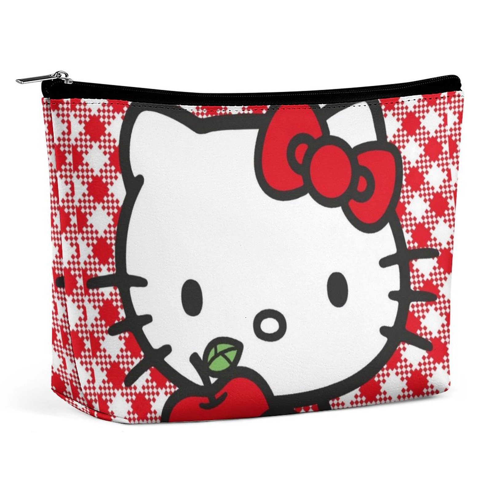 Red Hello Kitty Makeup Bag,Gifts for Women,Small Cosmetic Bag,Elegant ...