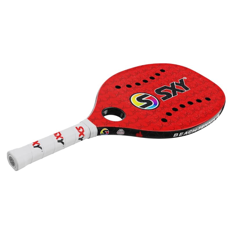 Red Hex 𝘎𝘛 Sexy Brand Beach Tennis Paddle - Fiberglass Frame & Face ...