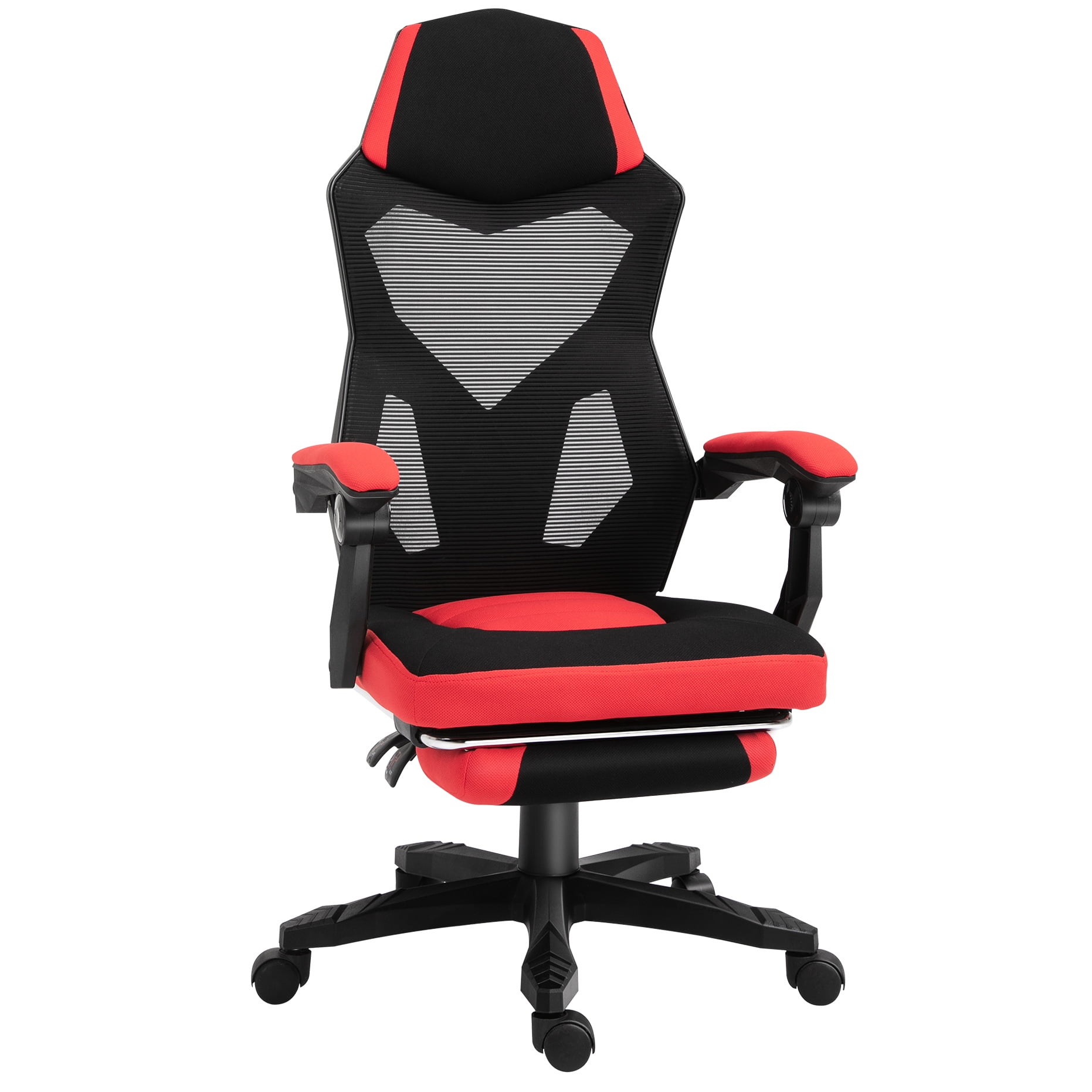 Red High Back Office Chair Selection - Ergonomic Armchair With Footrest ...
