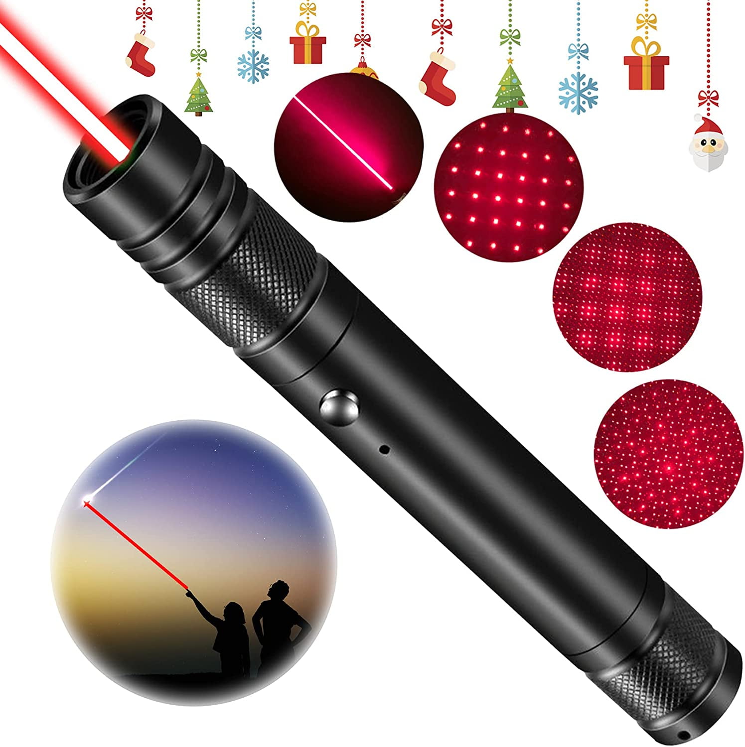Red High Power Laser Pointer Long Range Laser Pointer Rechargeable,Red ...