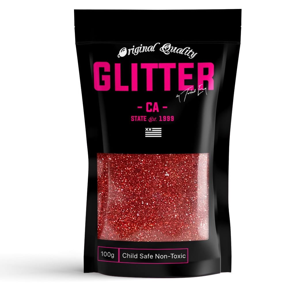 Red Holographic Glitter Dust Powder 100g for Arts, Crafts, Decoration ...