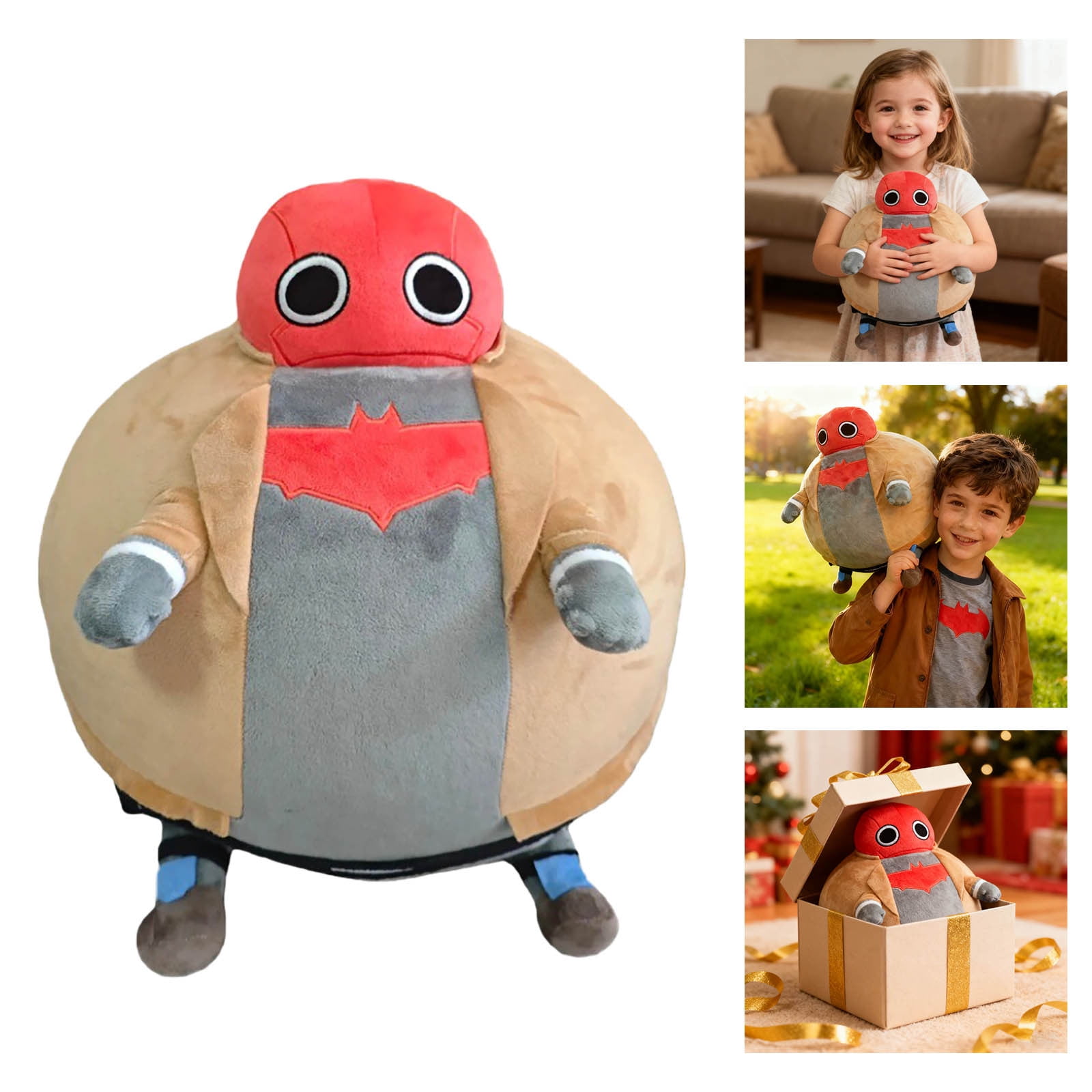 Red Hood Plush Movie Character Soft Stuffed Animal Doll Funny Cute ...