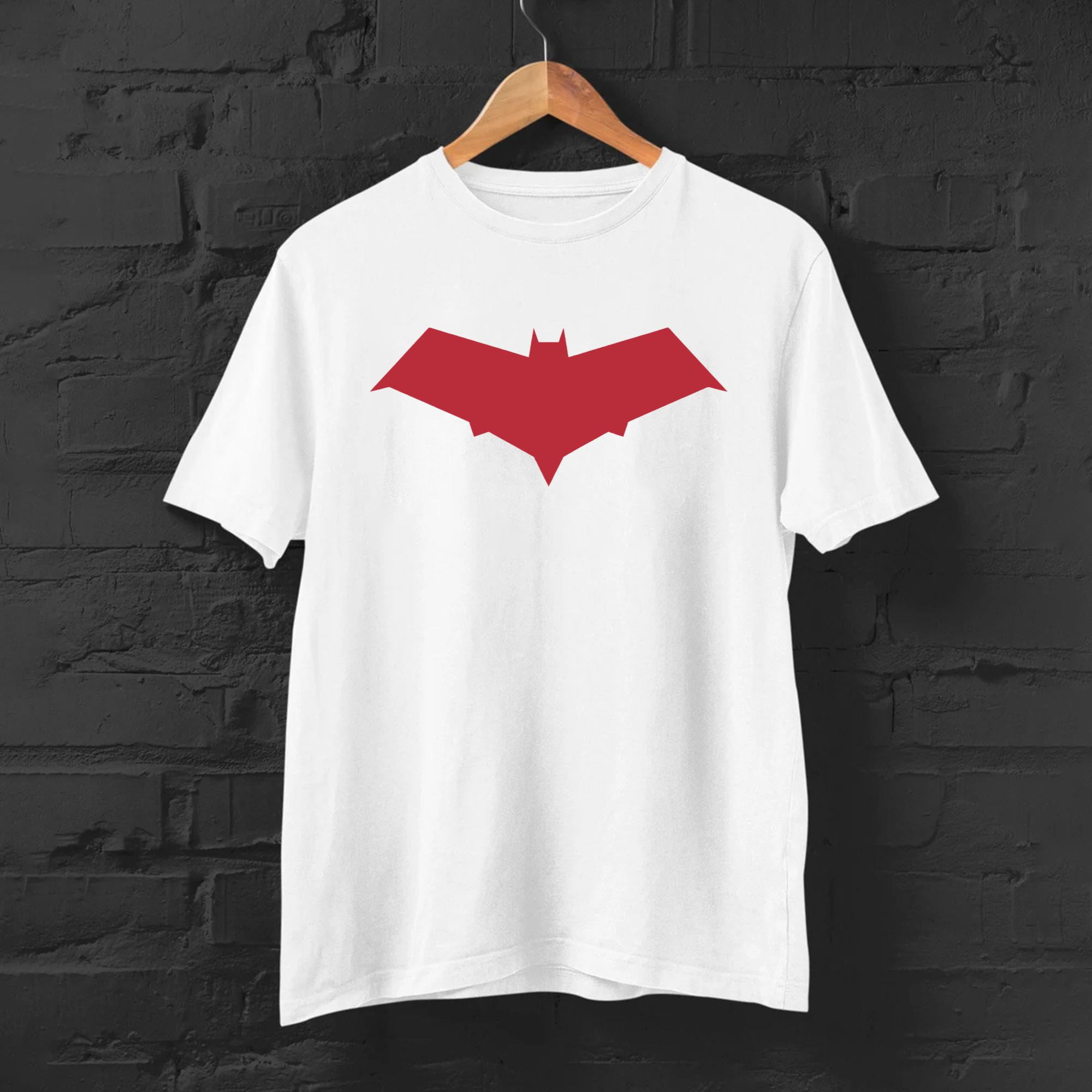 Red Hood Symbol Jason Todd T-Shirt Black-TH36873 - Walmart.com