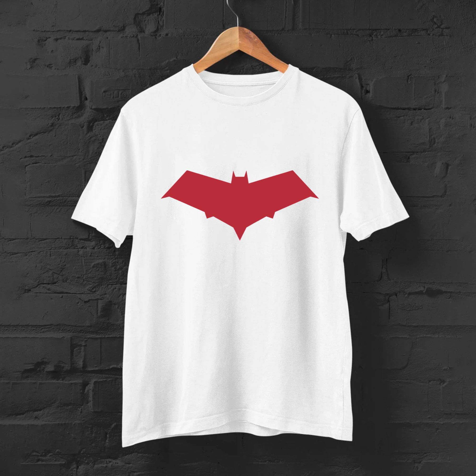 Red Hood Symbol Jason Todd T-Shirt Black-TH6478 - Walmart.com