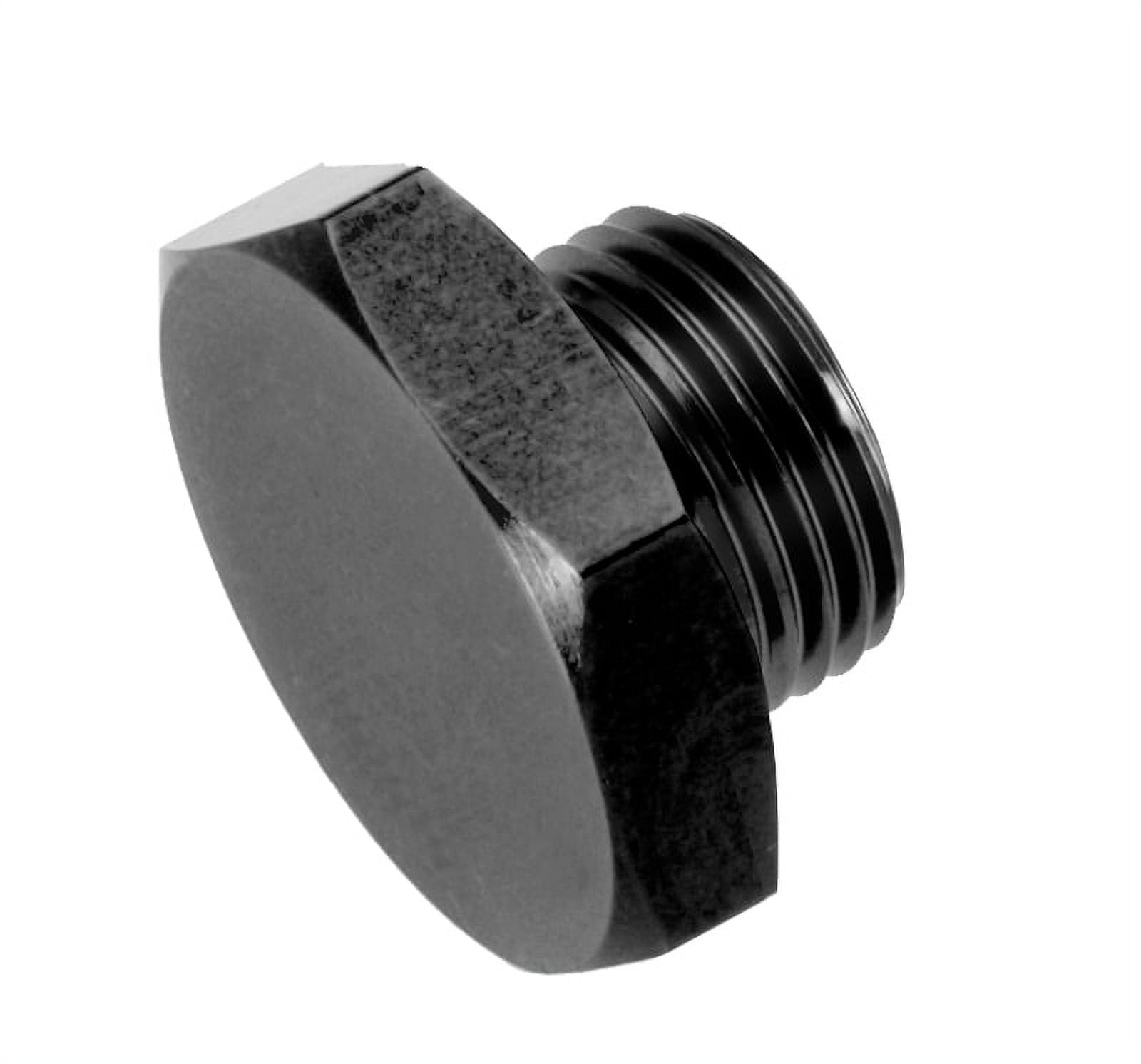 Red Horse -06 AN/JIC straight thread (o-ring) port plug - black 814-06 ...