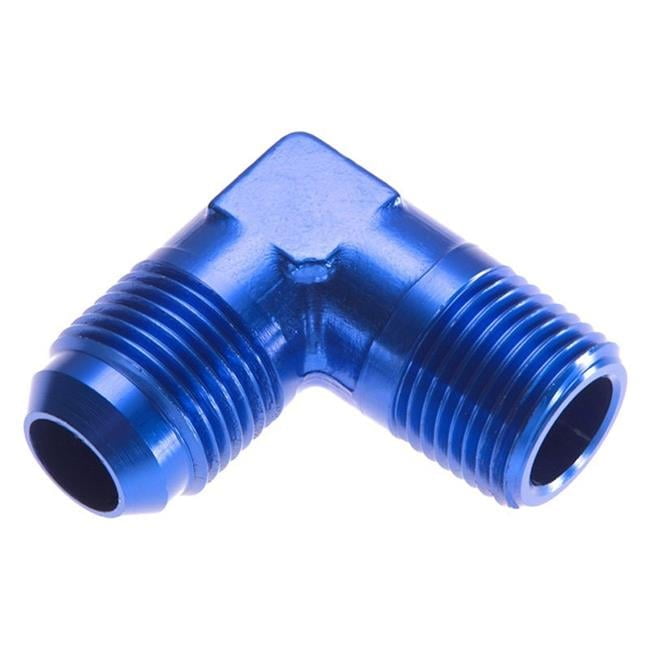 Red Horse Performance 06AN 90 deg to 02AN NPT Male Adapter - Blue ...