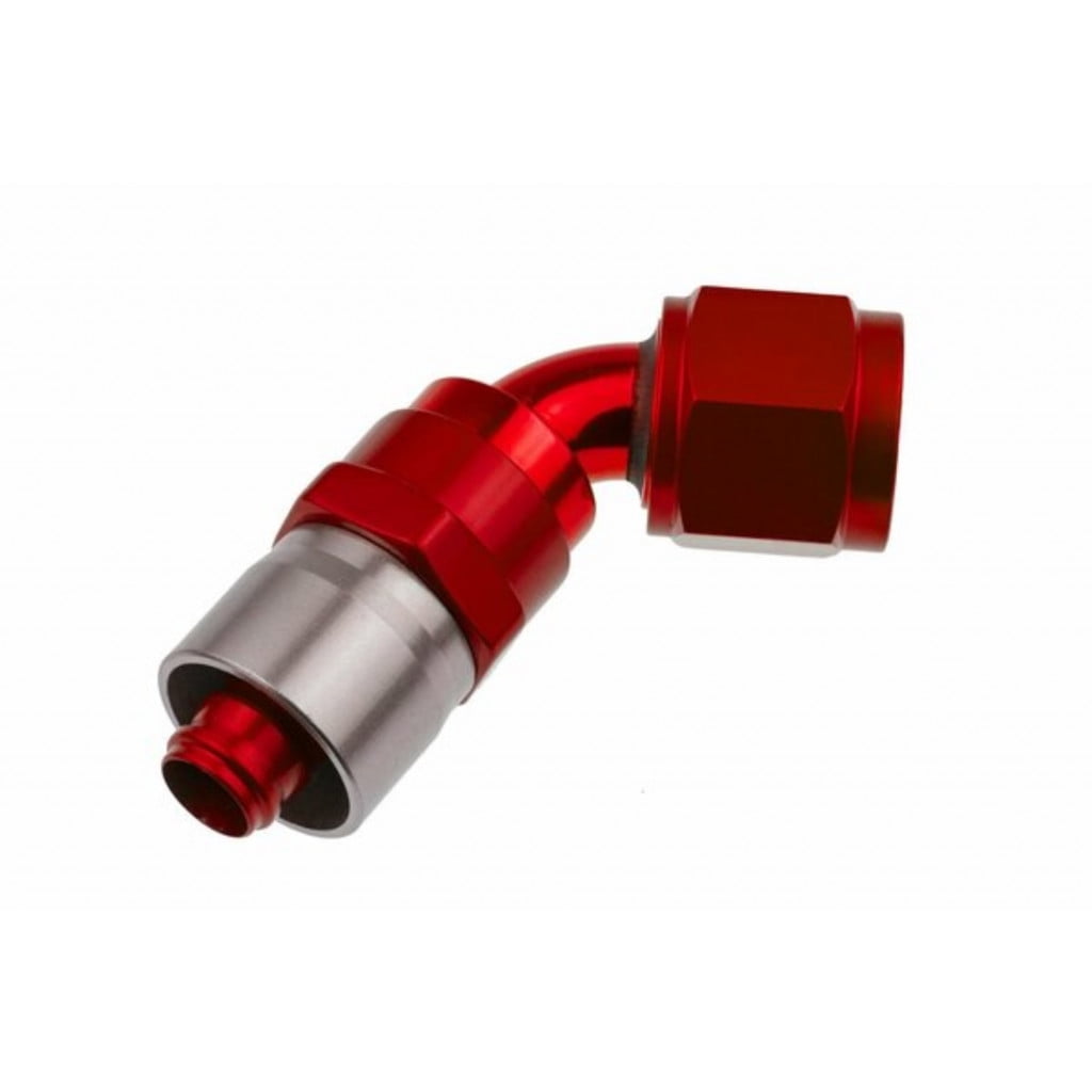 Red Horse Performance Crimp Style Hose End -10 AN | 60 Degree | Red ...
