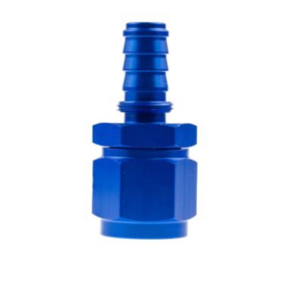 Red Horse Performance Crimp Style Hose End -12 AN | Straight | Blue ...