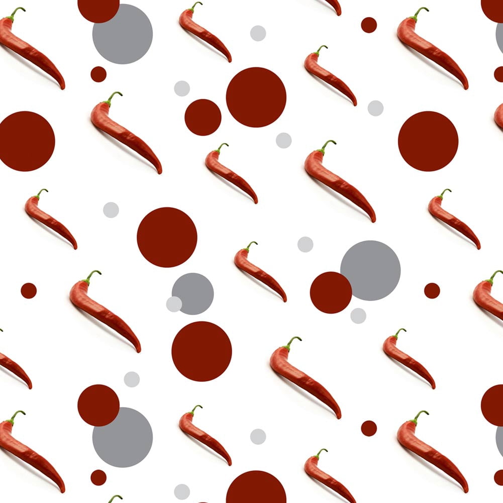 Red Hot Chili Pepper Premium Gift Wrap Wrapping Paper Roll Pattern ...