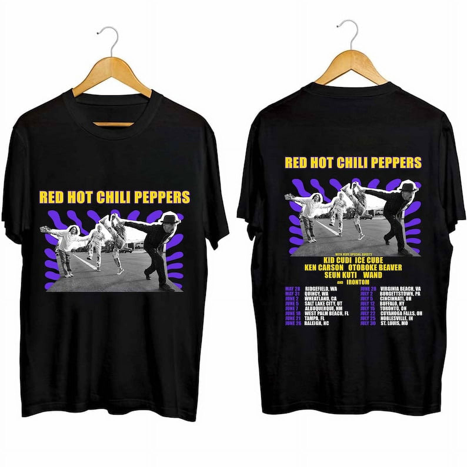 Red Hot Chili Peppers 2024 Tour Shirt Red Hot Chili Peppers Band Fan Shirt Rhcp Tour 2024