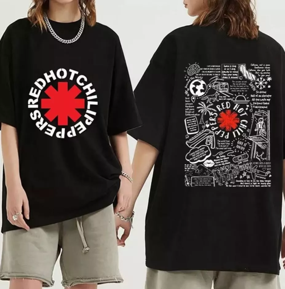 Red Hot Chili Peppers 2024 Tour Shirt Red Hot Chili Peppers Band Fan Shirt