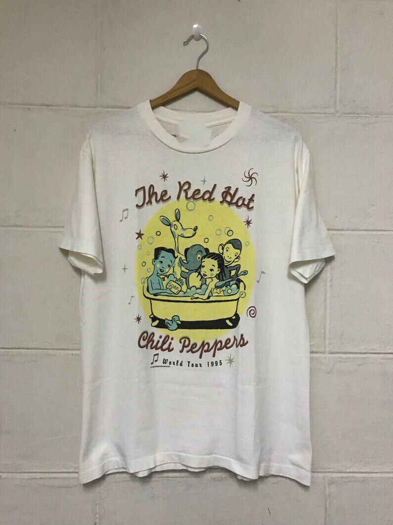 Red Hot Chili Peppers Band World Tour T-shirt HH010 - Walmart.com