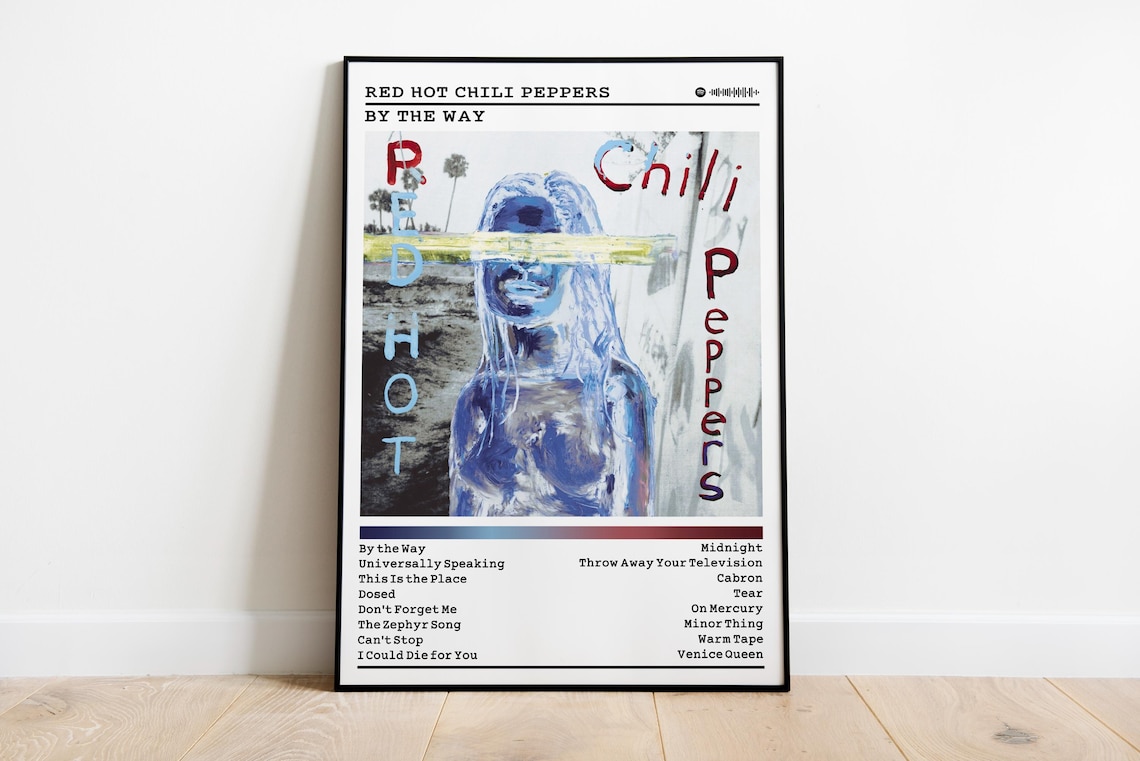Red Hot Chili Peppers 'By The Way' Album Cover : Rock Music Wall Art ...