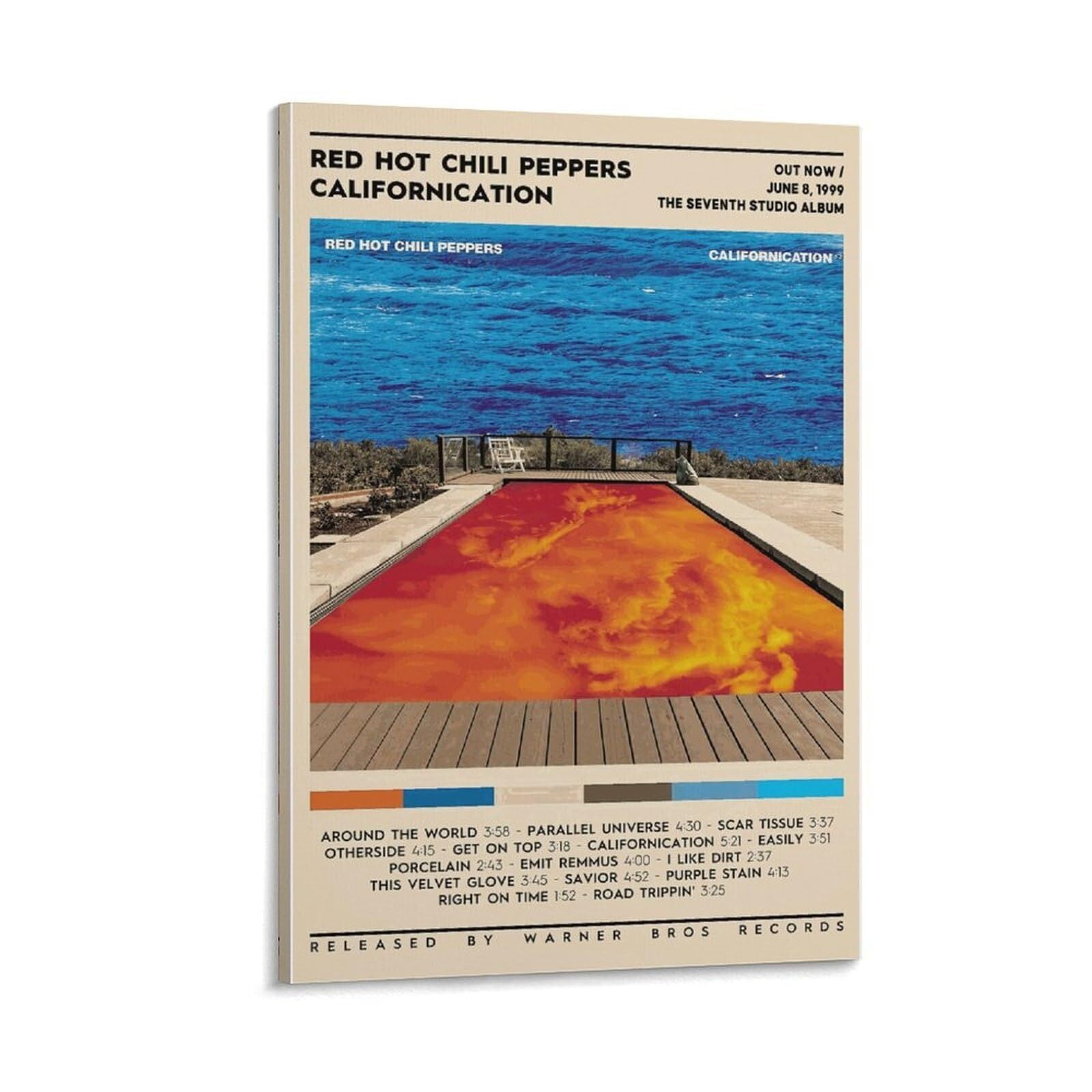Red Hot Chili Peppers - Californication Album Cover Canvas Poster Print ...