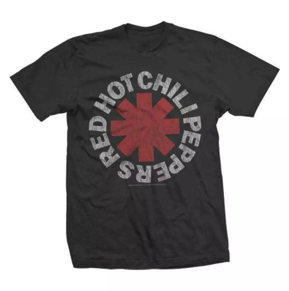 Red Hot Chili Peppers Vintage Logo T SHIRT - Walmart.com
