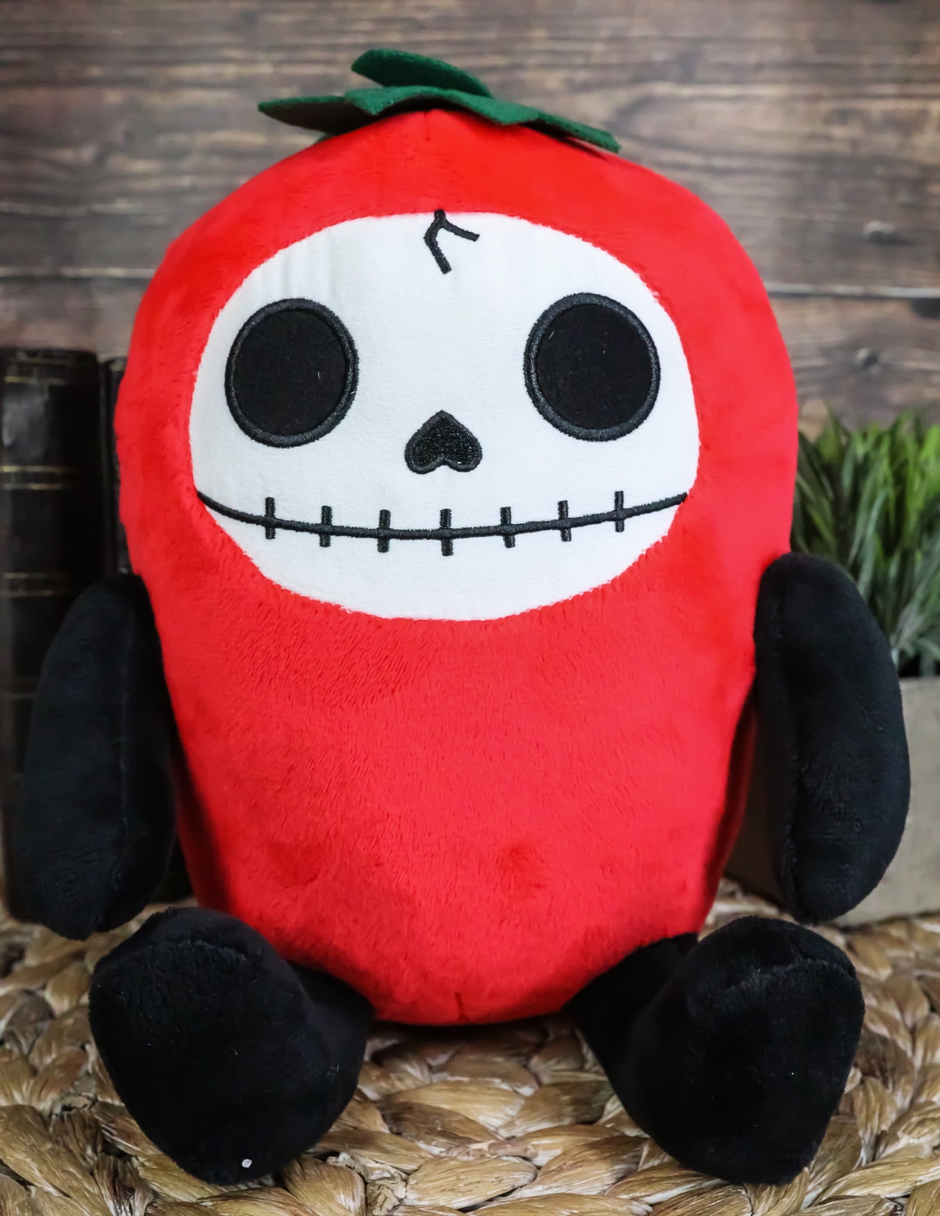 Red Hot Chilito Pepper Furrybones Skeleton Plush Toy Doll 8.5"H Furry ...