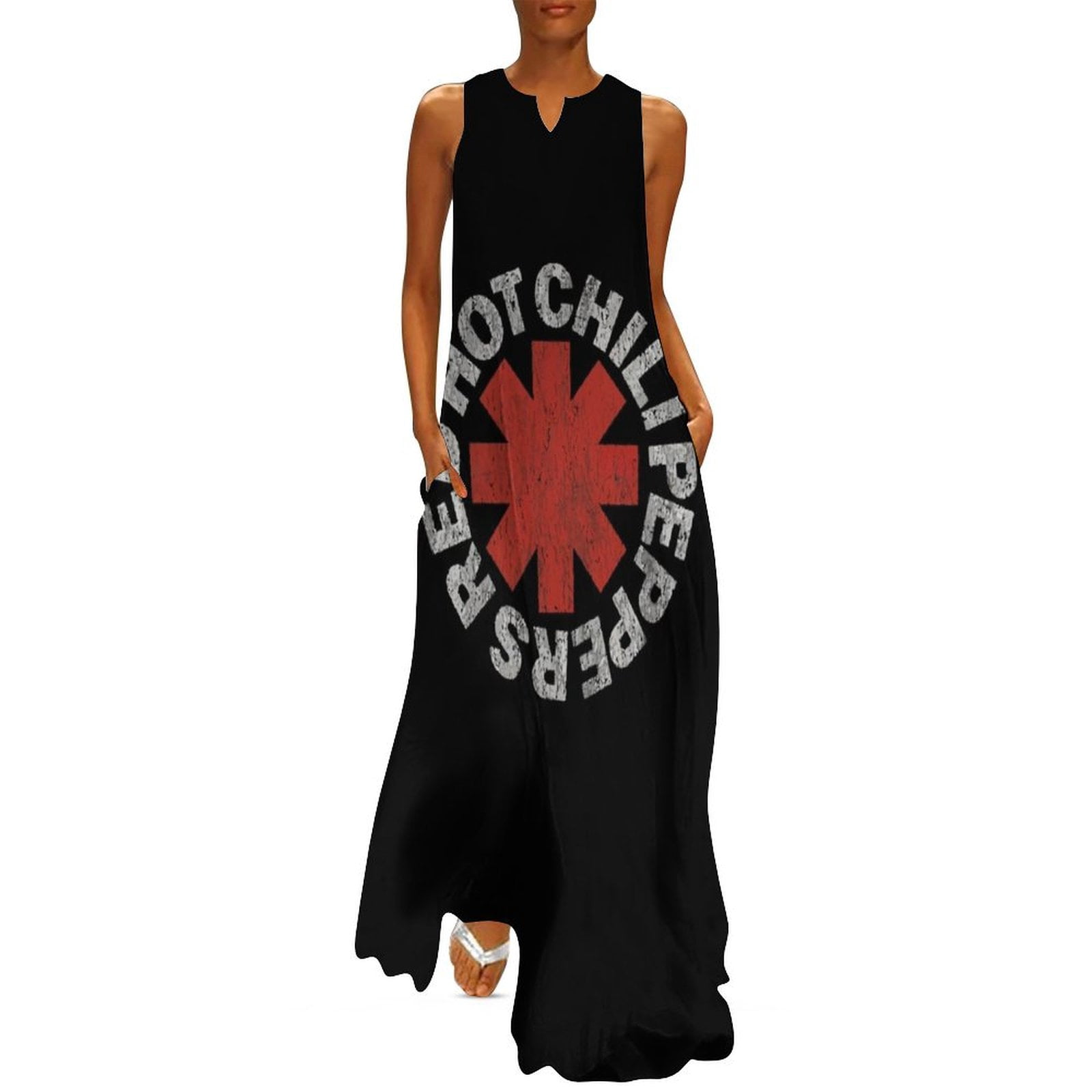Red Hot Chill Peppers Long Dress party dresses women elegant dresses ...