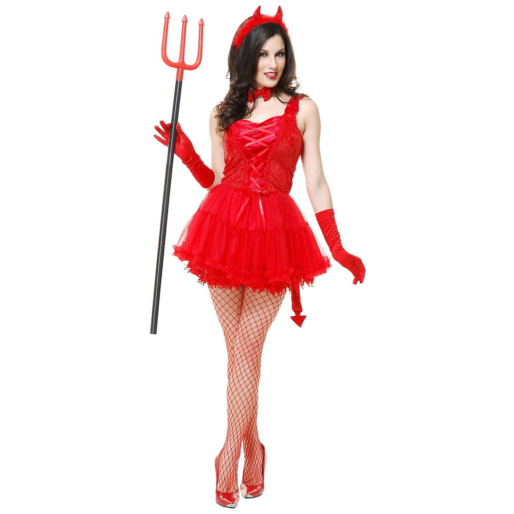 Red Hot Devil Adult Costume Large