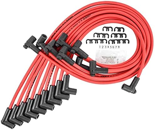 Red Hot Pow’r Wires | 8mm | Made in USA | For Small Block Chevy ...