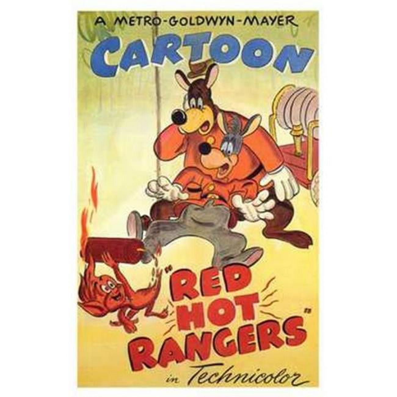 Red Hot Rangers Movie Poster - 11 x 17 in. - Walmart.com