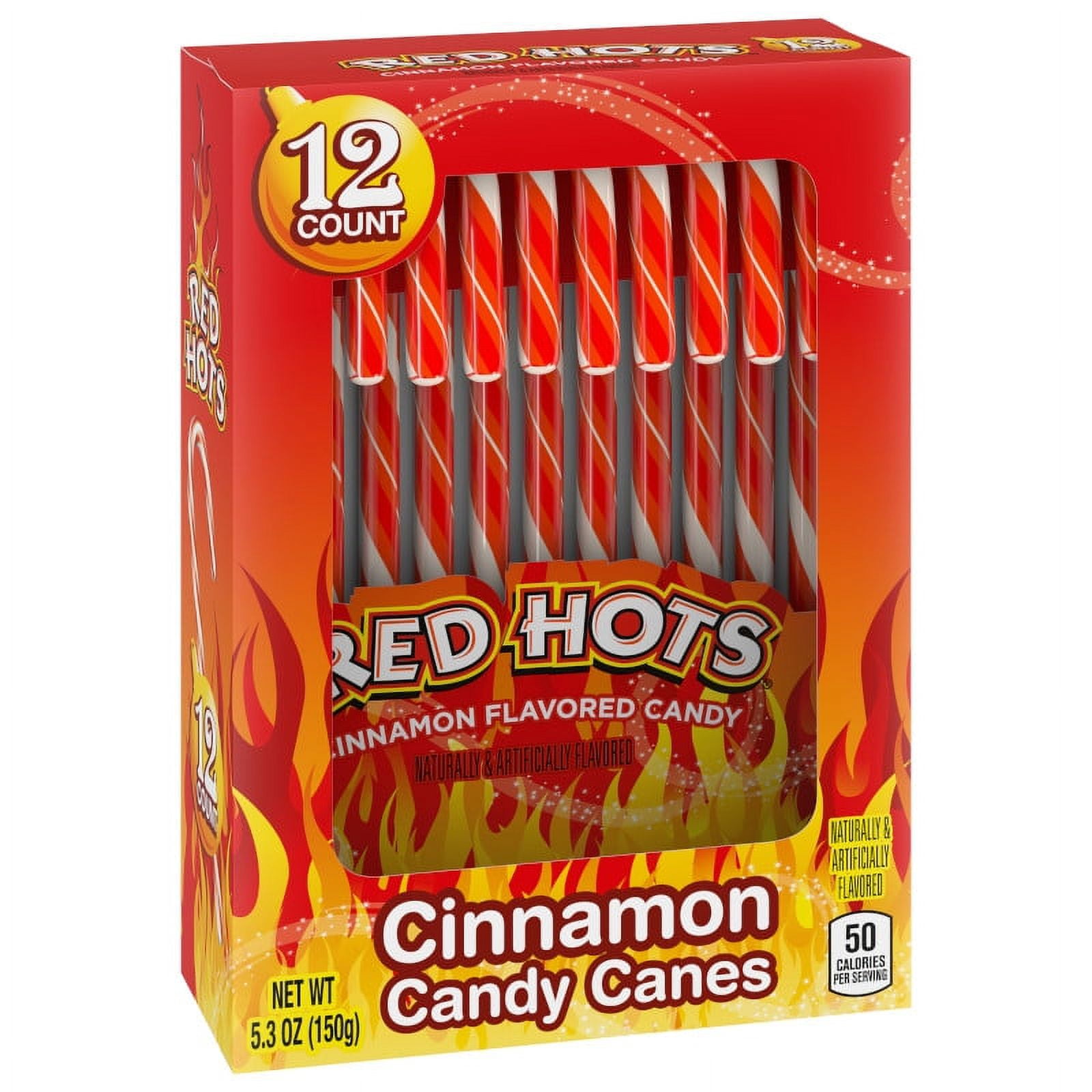 Red Hots Cinnamon Flavored Candy Canespack Of 1 Red Hots Candy