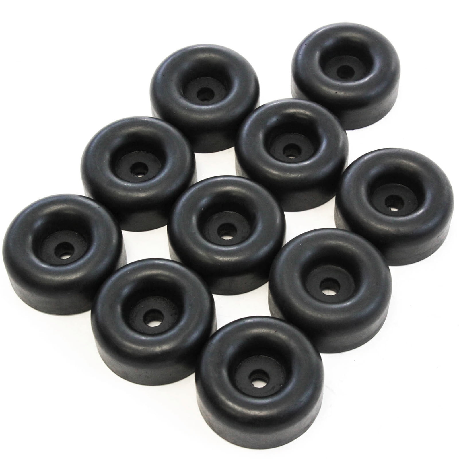 Red Hound Auto 10 Rubber Bumpers for Trailer Compatible with Ramp Door ...