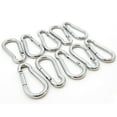 Red Hound Auto 10 Steel Spring Snap Quick Link Carabiner Hook Clips 4 ...