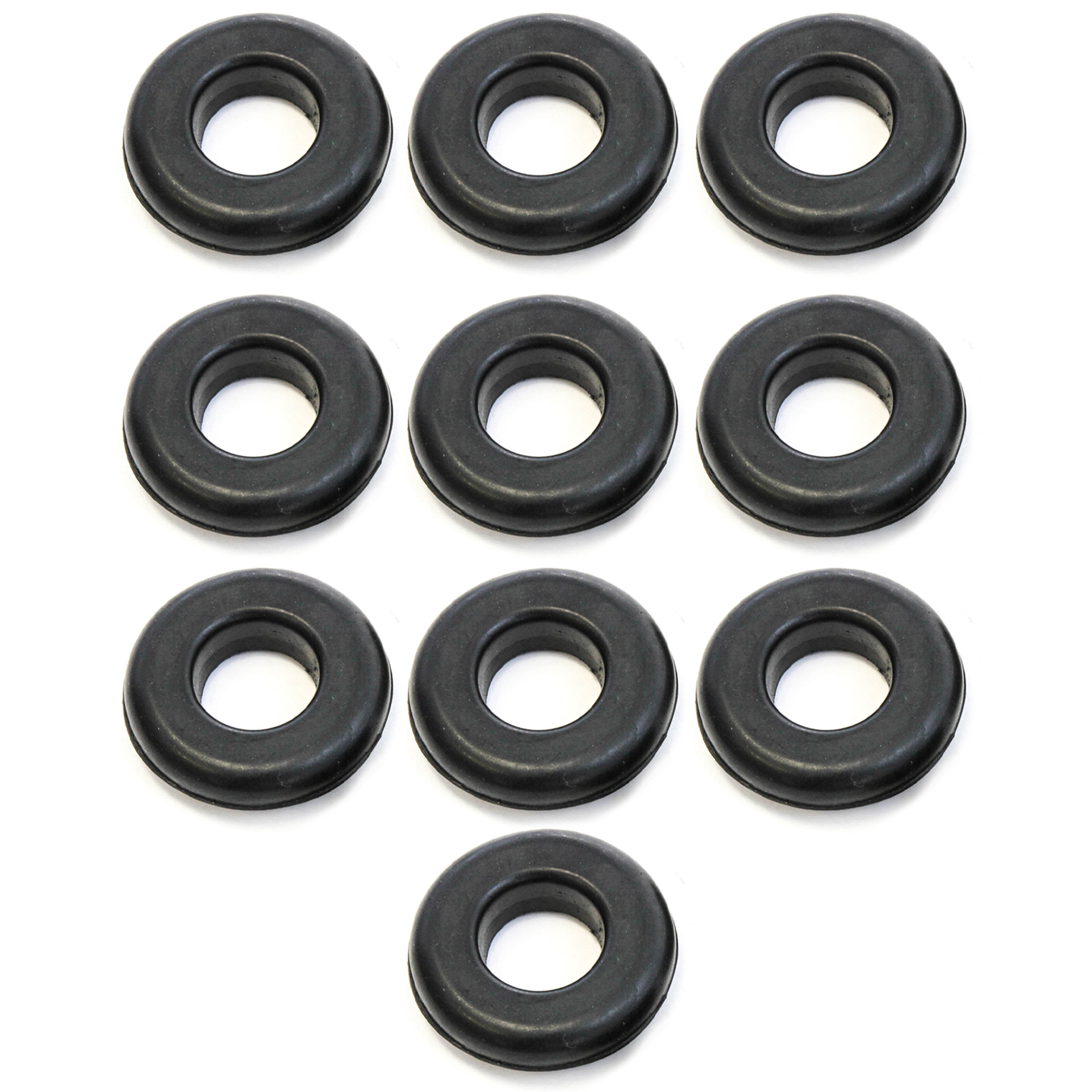 Red Hound Auto 10 Universal Rubber Grommet 2 inch Outside, 7/8 inch ...