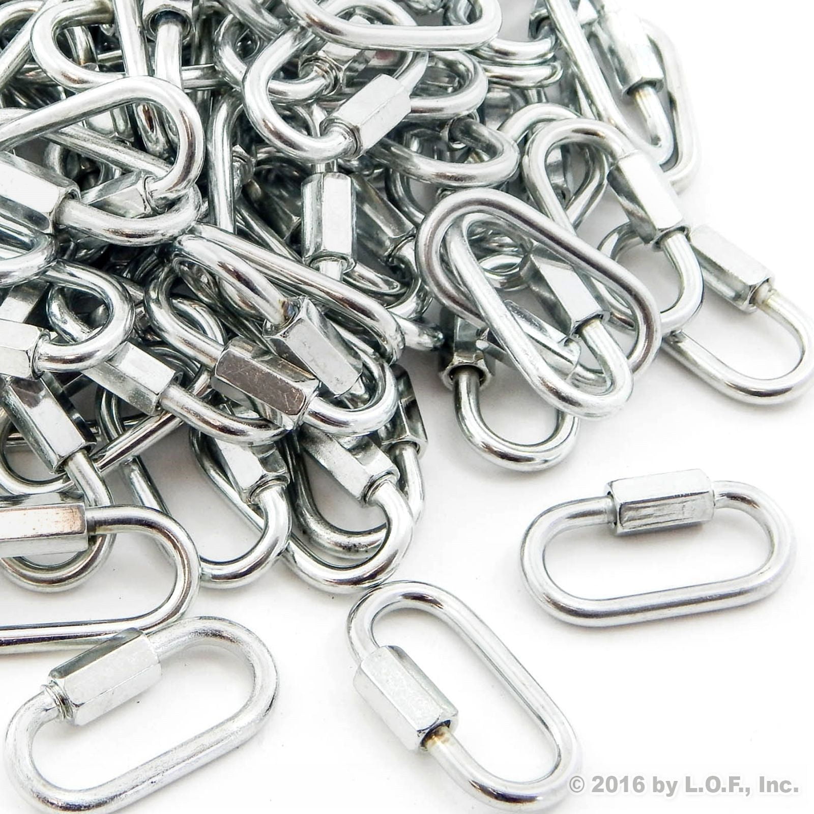 Red Hound Auto 100 Quick Link Chain Cable Strap Connector Rigging 1/8 ...