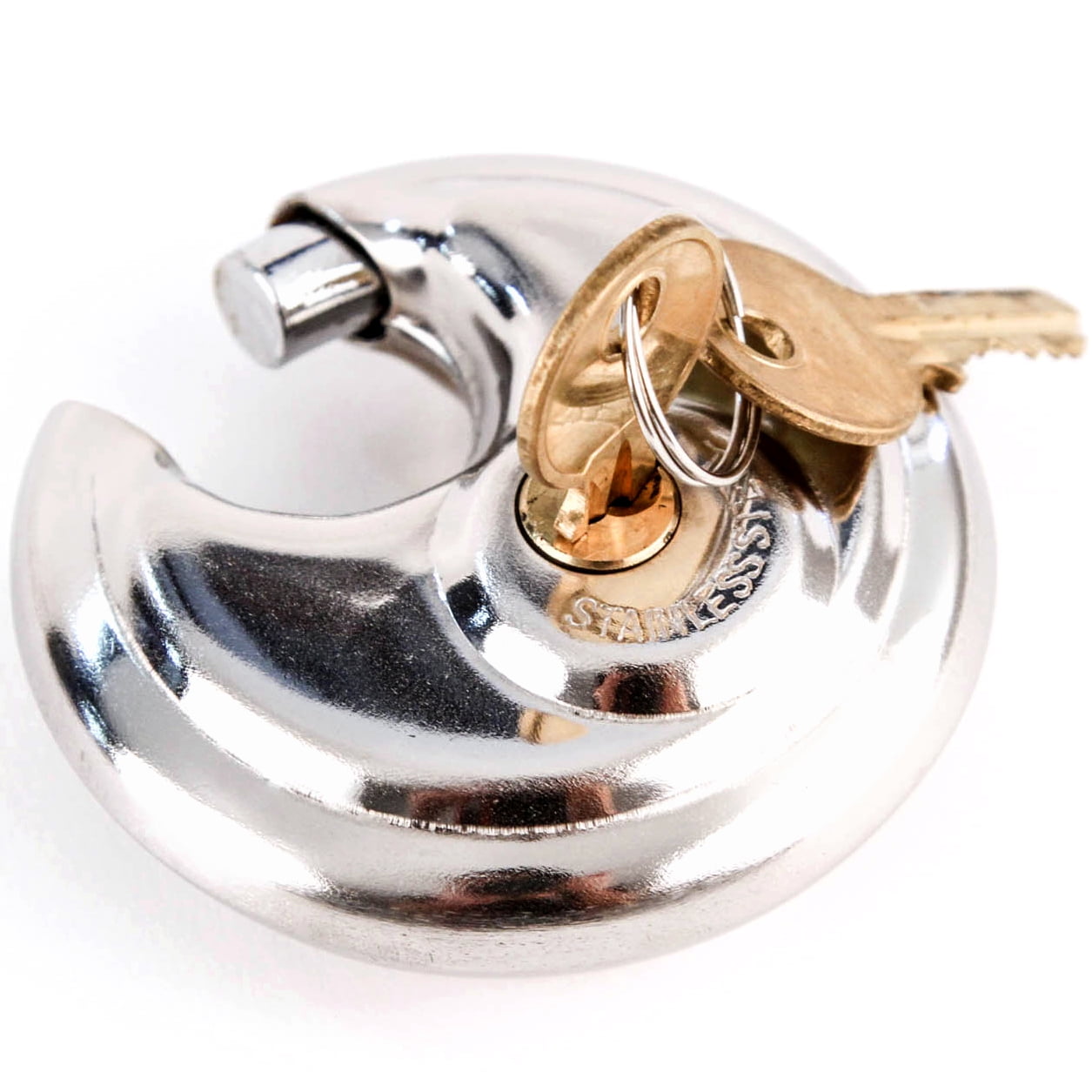 Red Hound Auto 150 Stainless Steel Armor Disc Padlocks Trailer/Self ...