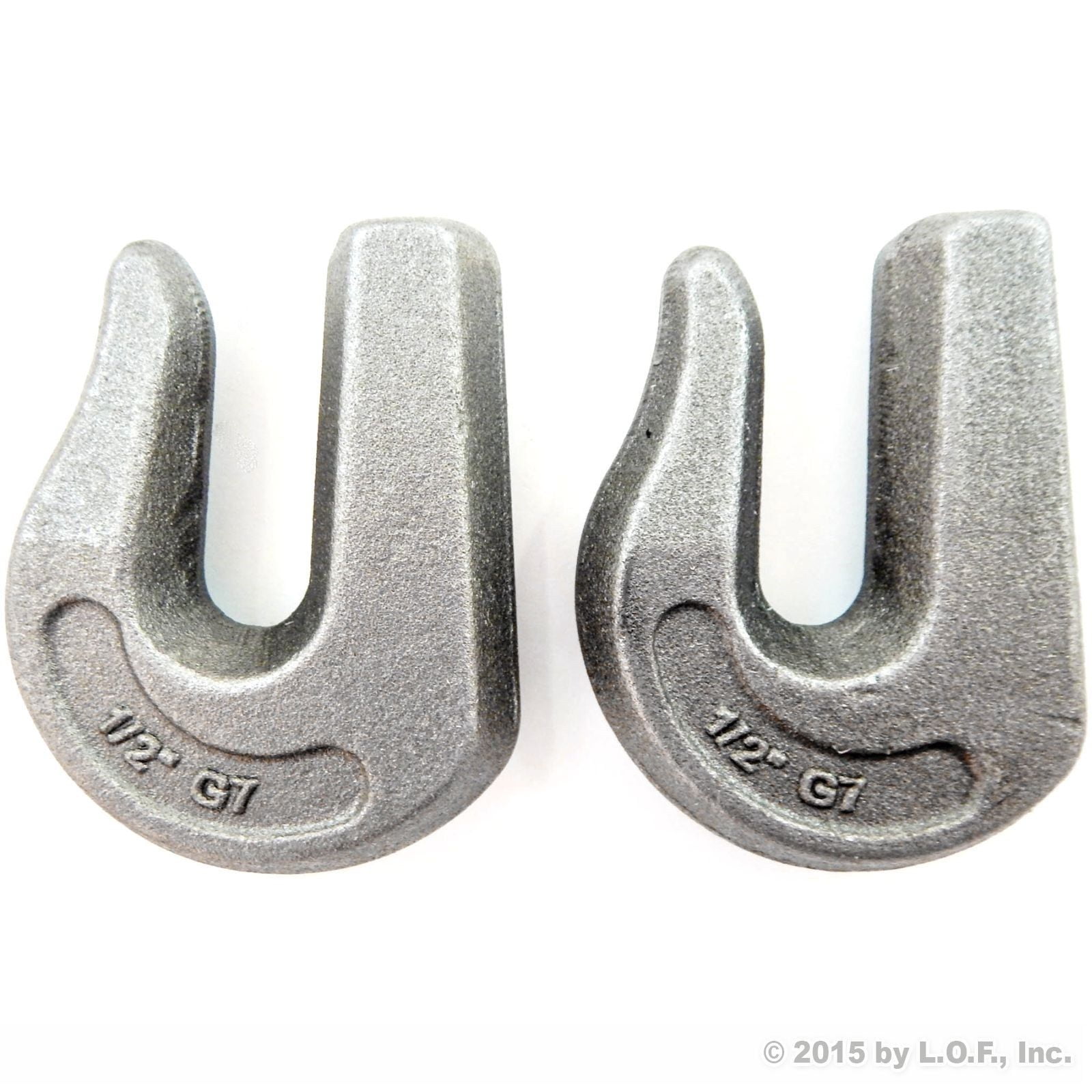 Red Hound Auto 2 Forged 1/2 Inches Weld on Grab Chain Hooks - Grade 70 ...