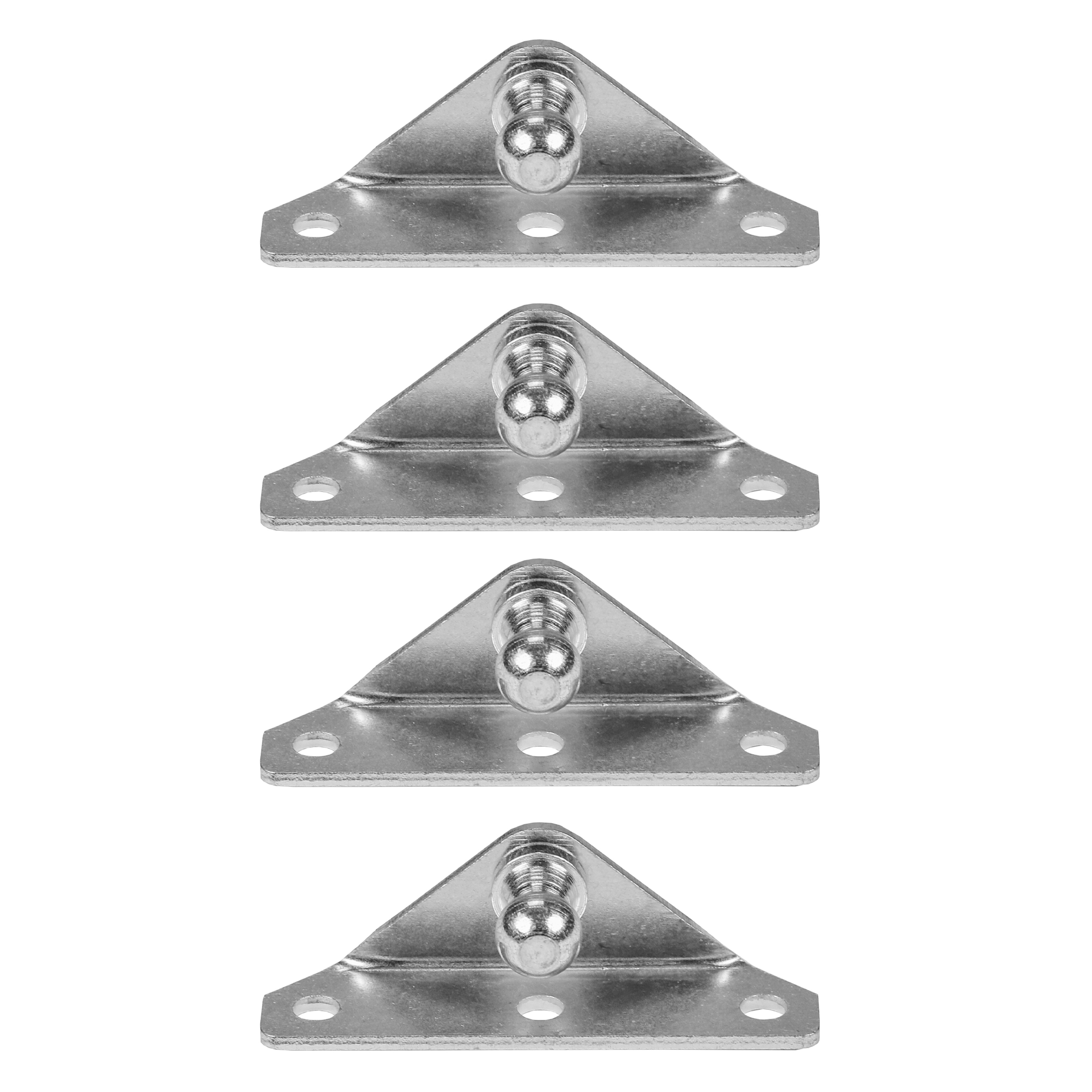Red Hound Auto 4 Ball Stud Mounting Brackets 10mm Compatible with Gas ...