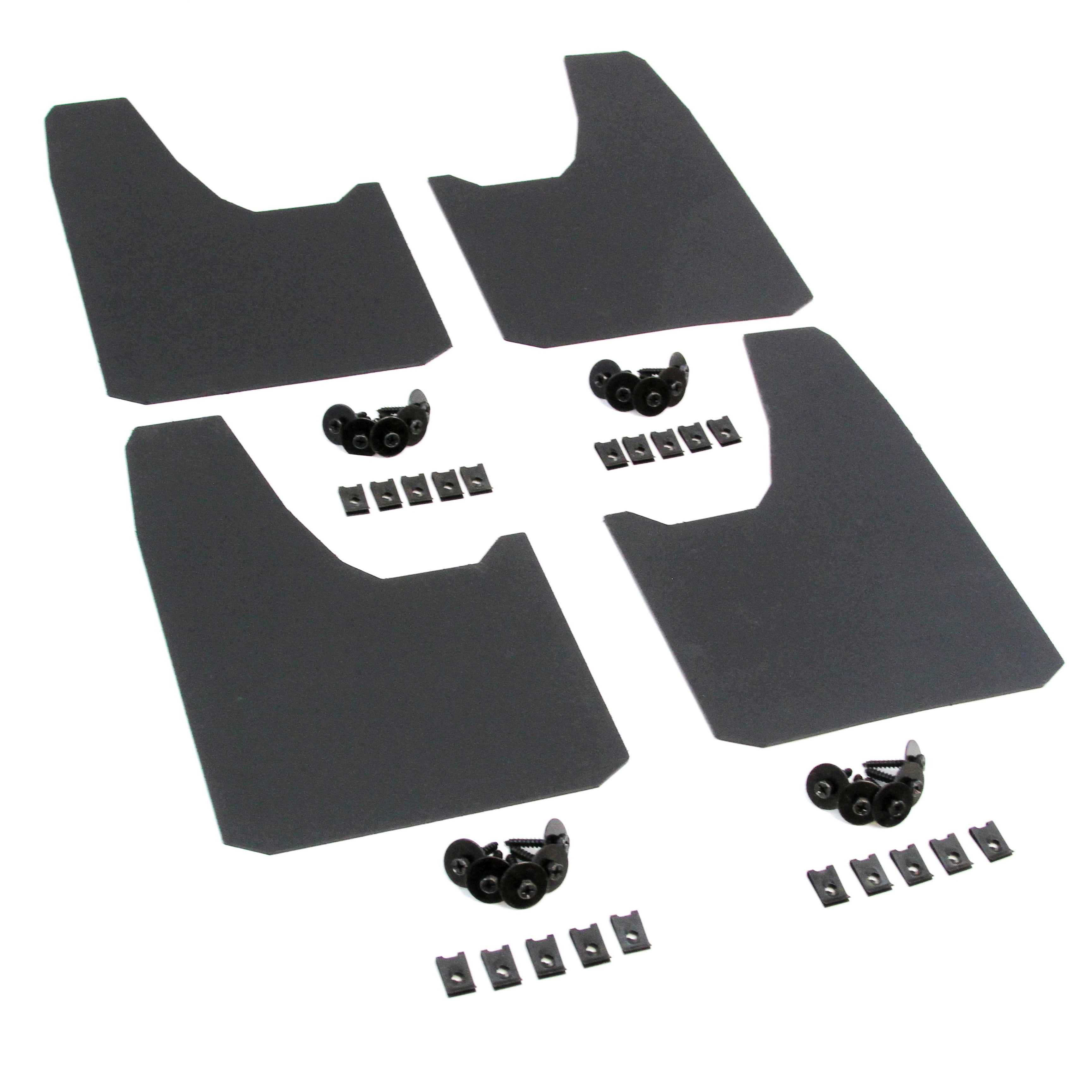 Red Hound Auto 4 Piece Modern Universal Splash Guards Fits Most Cars ...
