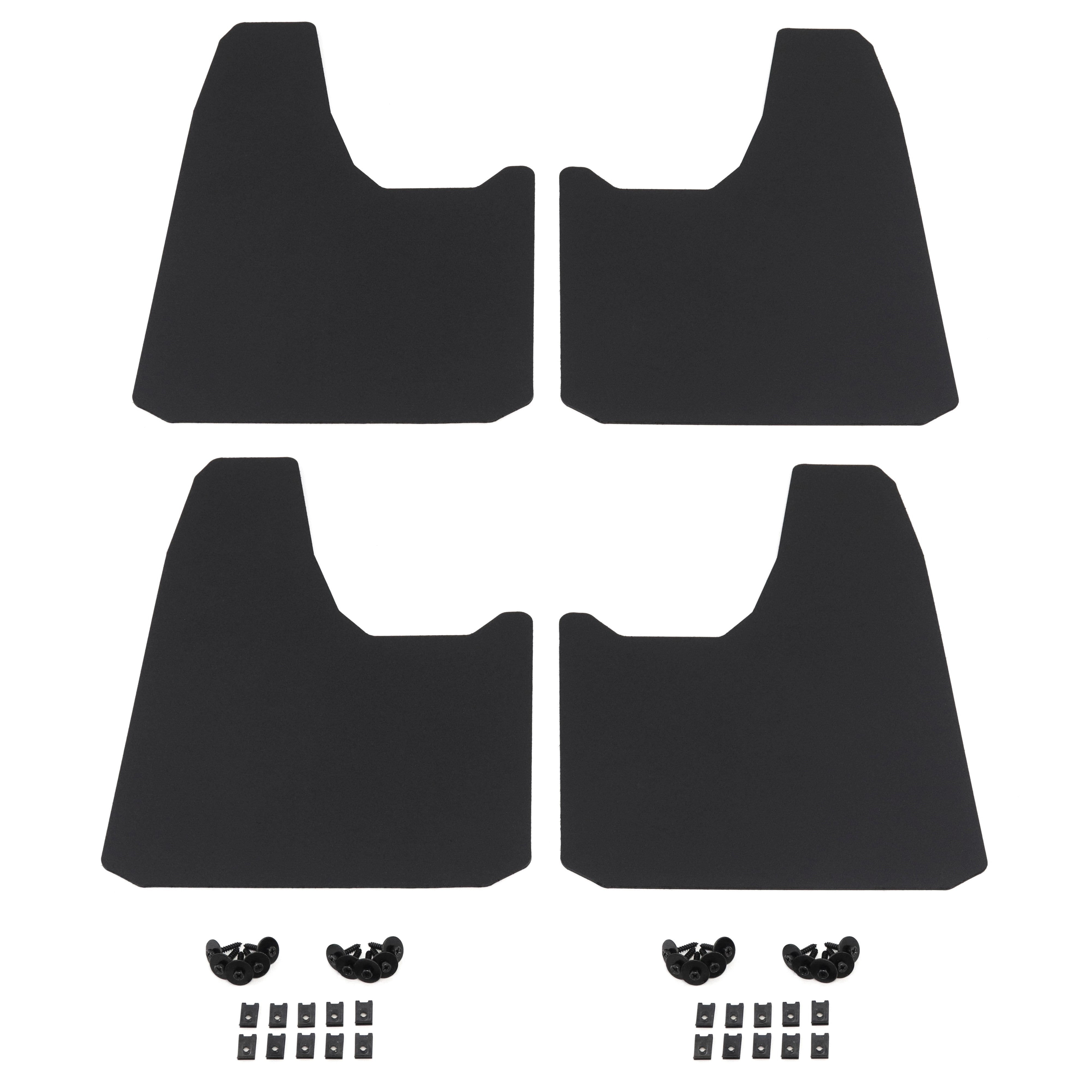 Red Hound Auto 4 Piece Modern Universal Splash Guards Fits Most Full ...