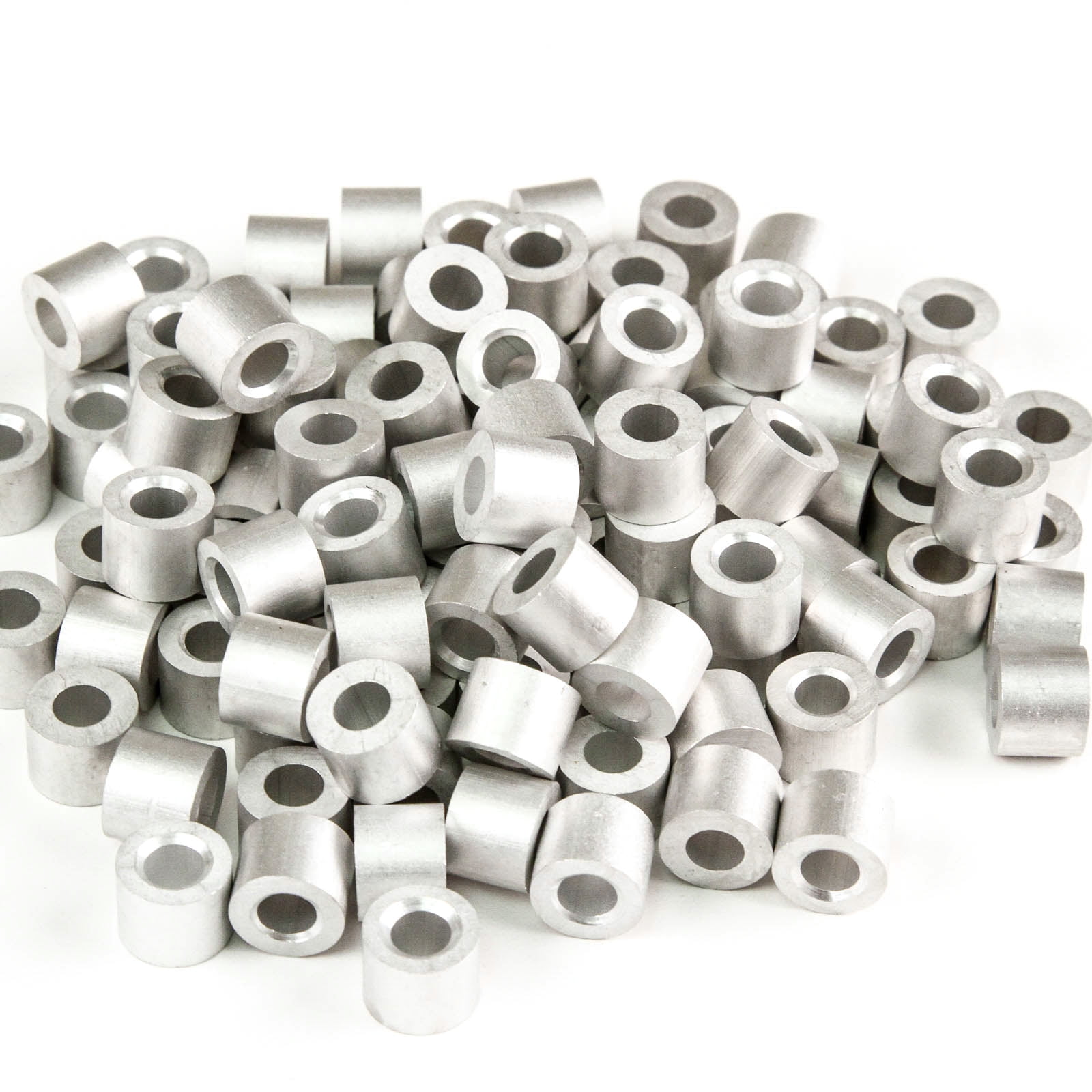 Red Hound Auto 50 Lot - Ferrule Stops Only 3/16 Inches Aluminum Cable ...