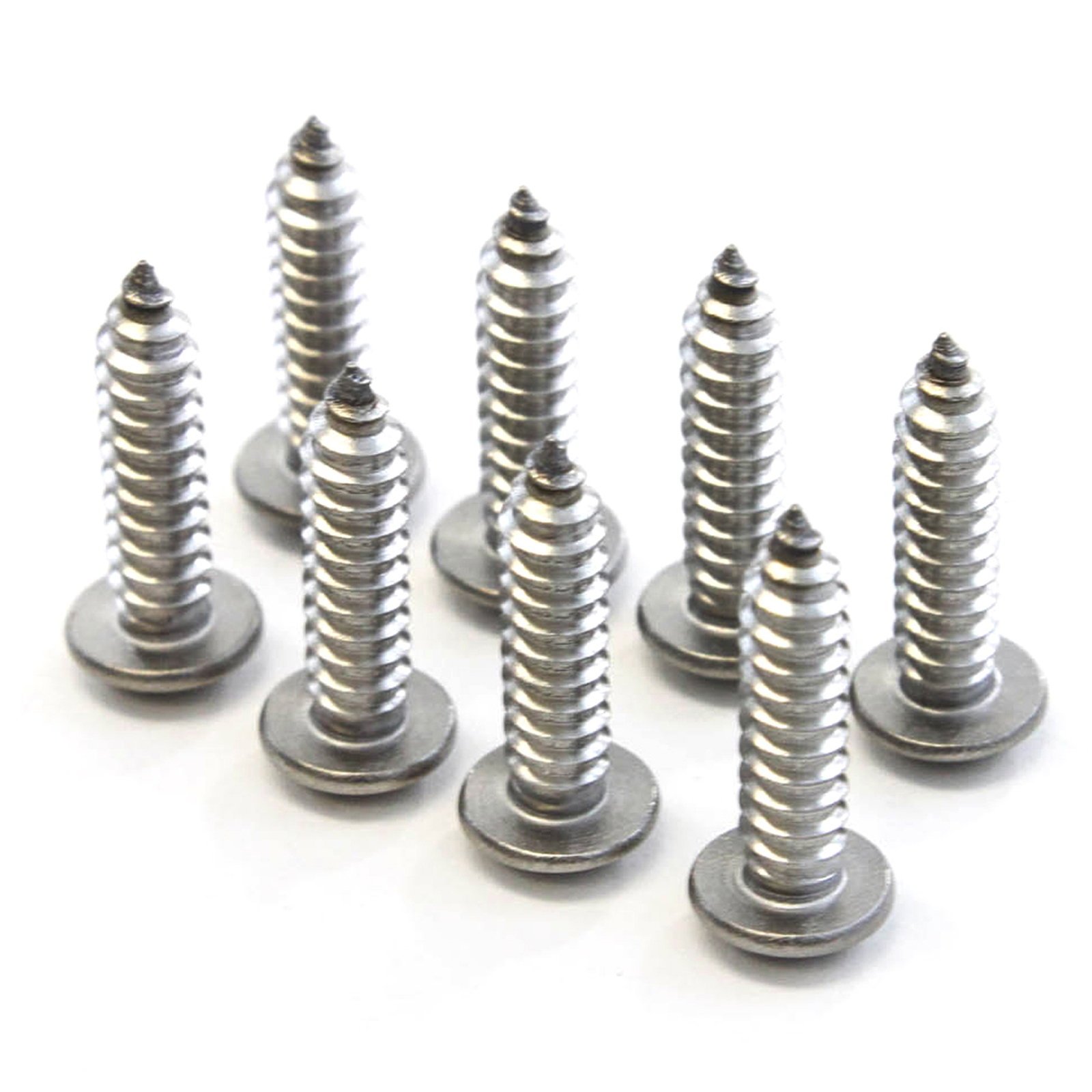 Red Hound Auto 8 Stainless Steel License Plate Screws Rust Resistant ...