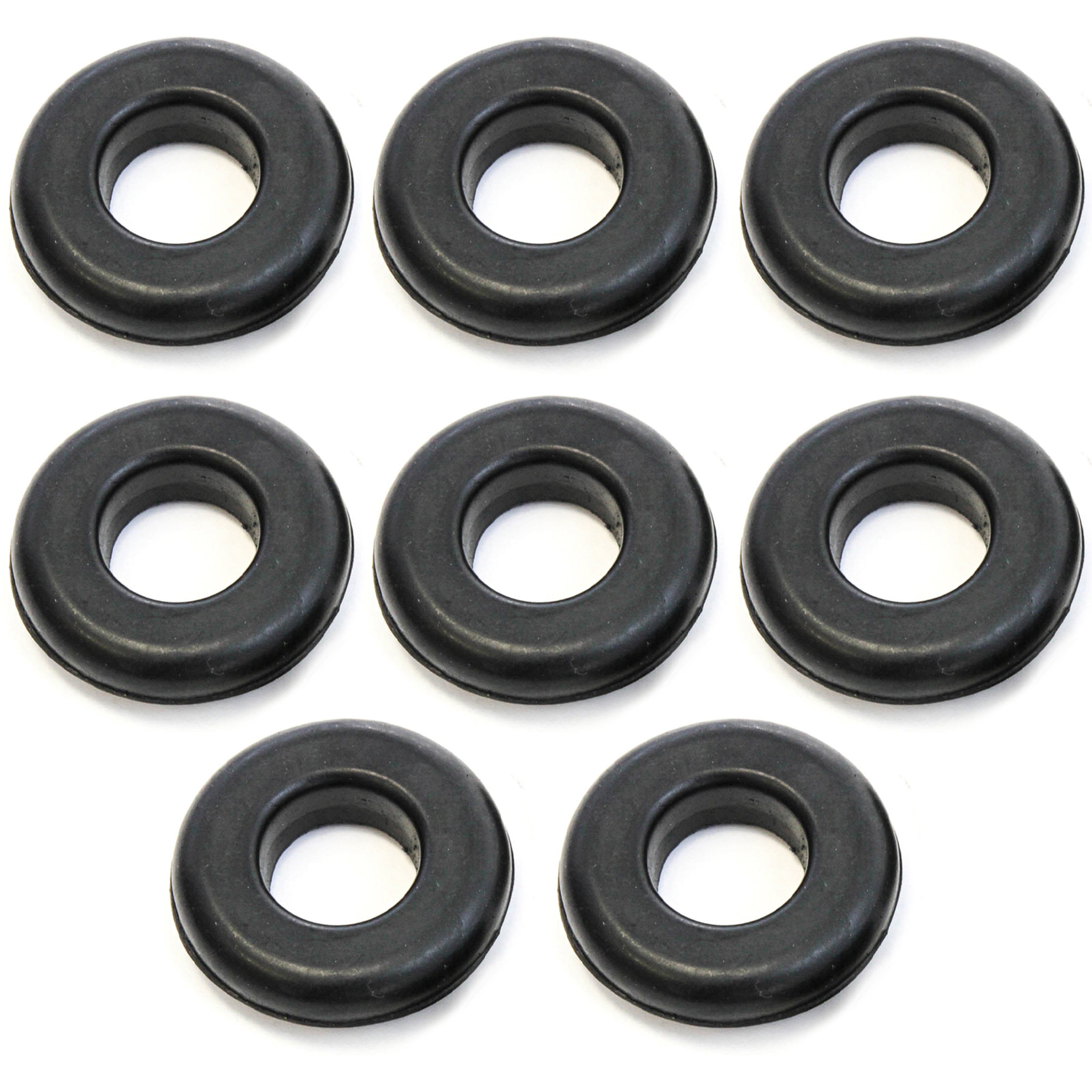 Red Hound Auto 8 Universal Rubber Grommet 2 inch Outside, 7/8 inch ...