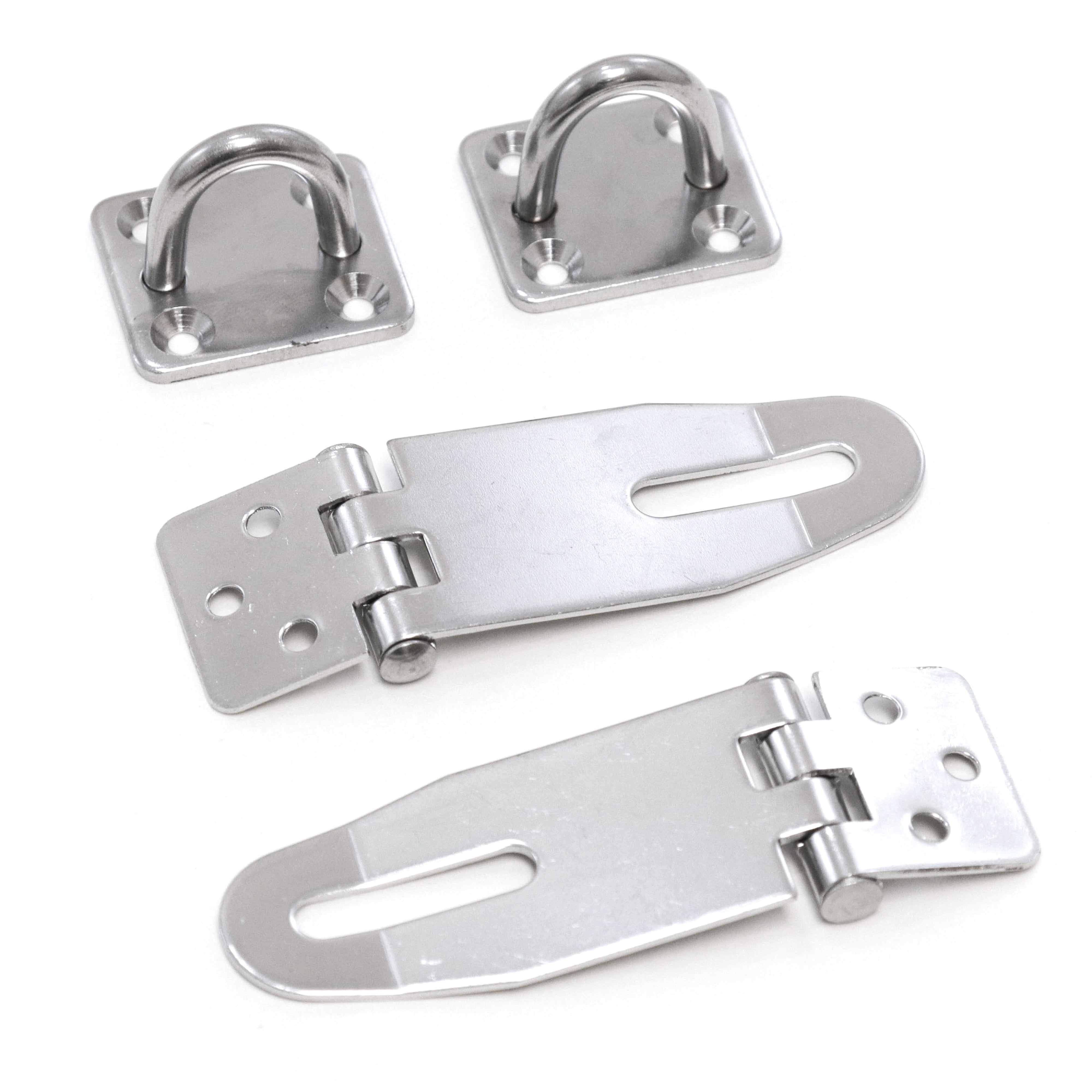 Red Hound Auto Door Padlock Hasp Clasp Latch 304 Stainless Steel Marine ...