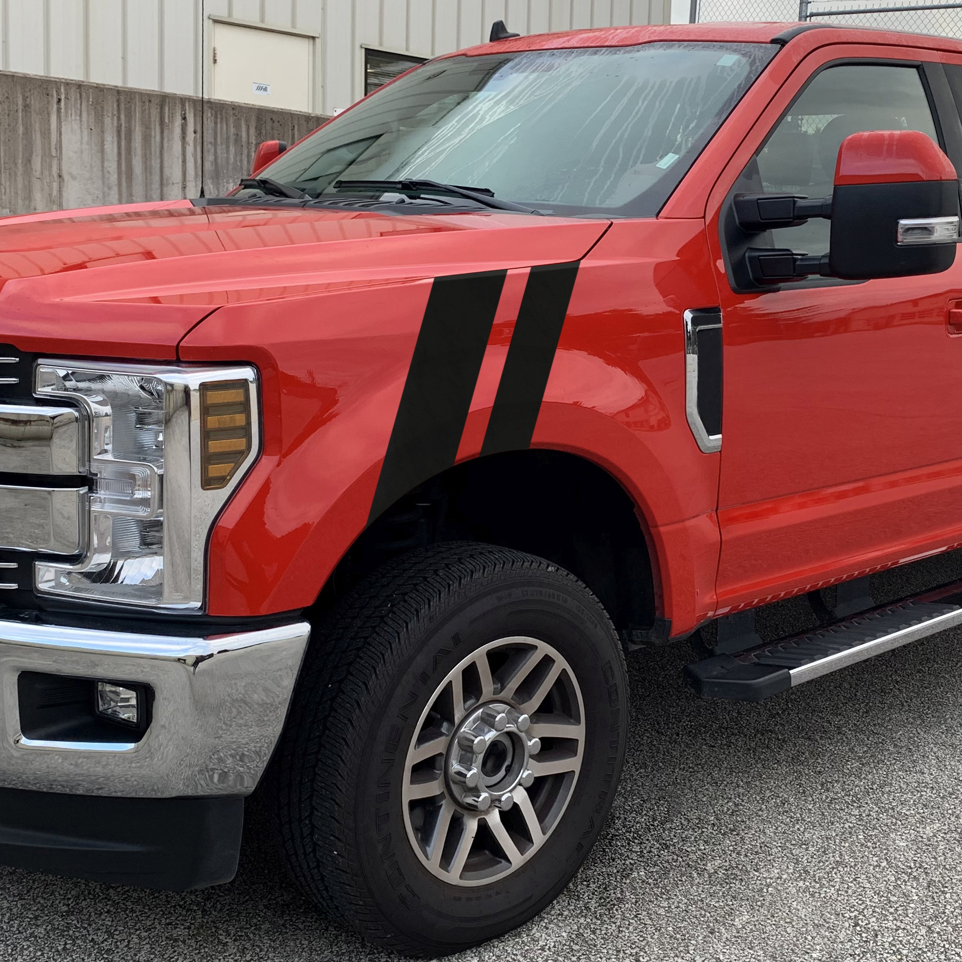 Red Hound Auto Fender Stripes Hash Marks Racing Vinyl Decals 3 and 2 ...